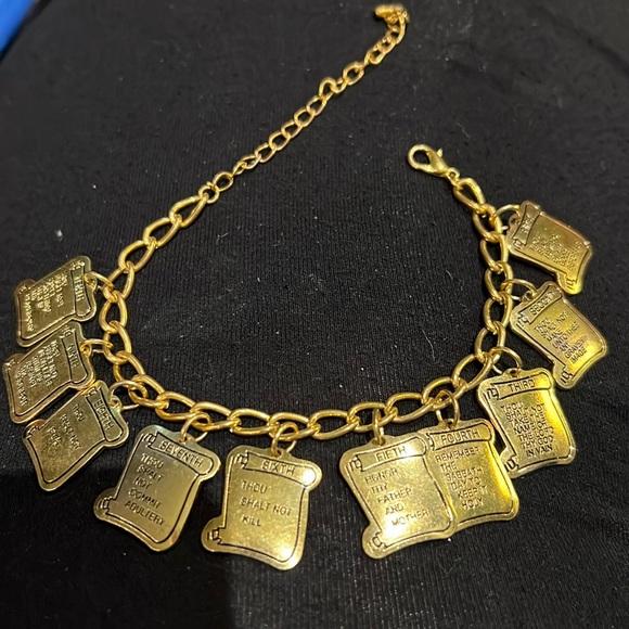 Jewelry | 1 Commandments Charm Bracelet | Poshmark